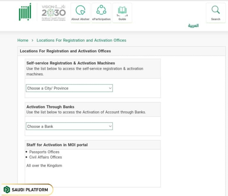 Absher machine near me - Saudi Platform